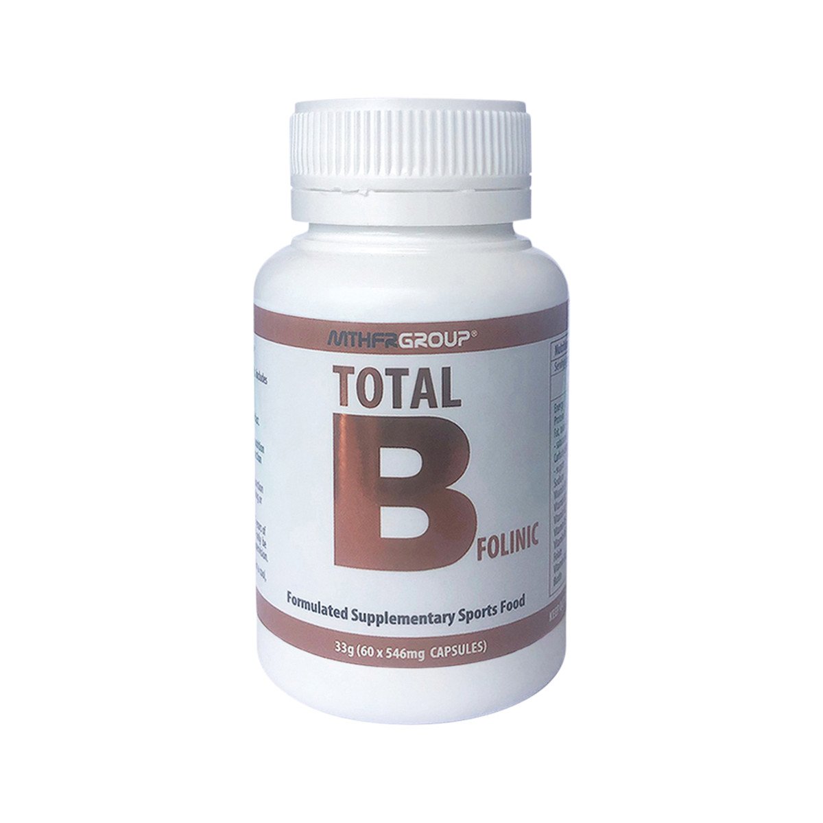 MTHFR Group Total B (Folinic) 60c – Home of supplements AU